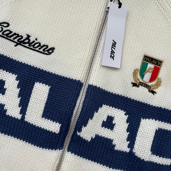 PALACE | Sweaters | Palace Cycle Knit White | Poshmark